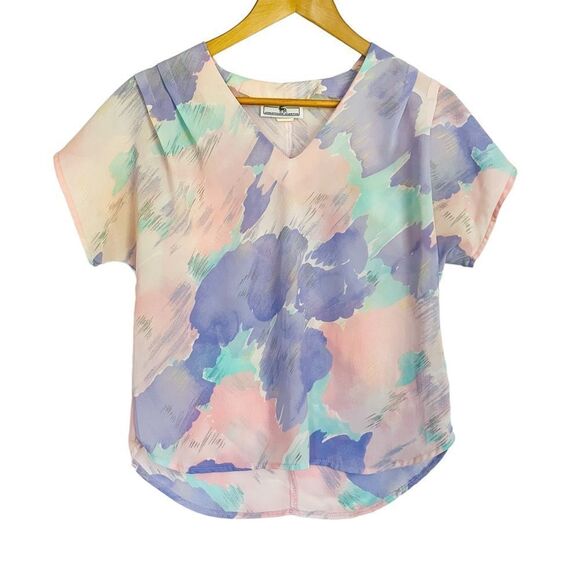 jonathan martin | Tops | Vintage Johnathanmartin Blouse Multi Colorsize ...